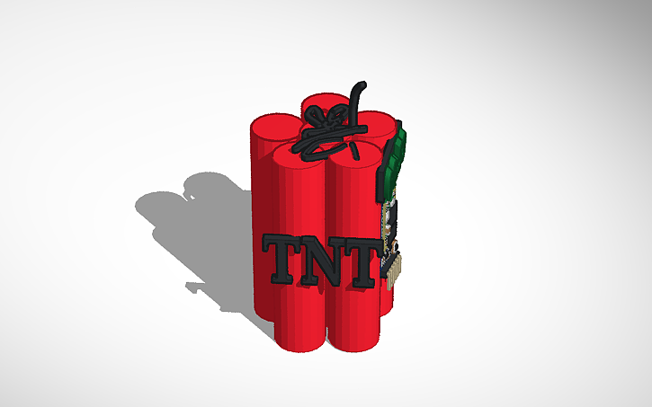 3D design TNT - Tinkercad