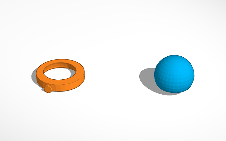 3D design Pokeball Bag hanger | Tinkercad