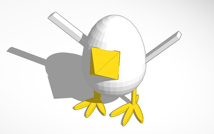 3D design Chicken! | Tinkercad