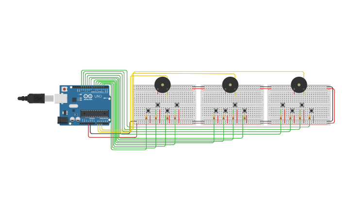 Circuit design Arduino Music - Tinkercad