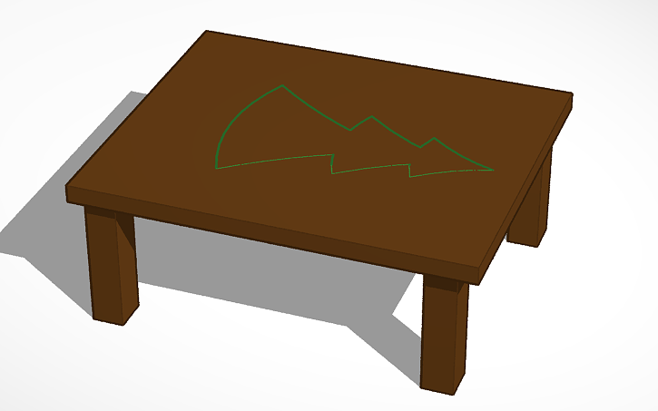 3D design table - Tinkercad