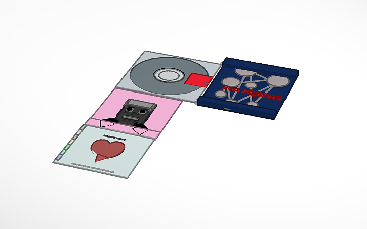 3D design Album covers - Tinkercad