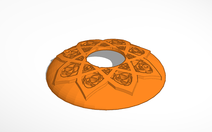 3D design Light_Cover_Metal_Lamp_Ceiling | Tinkercad