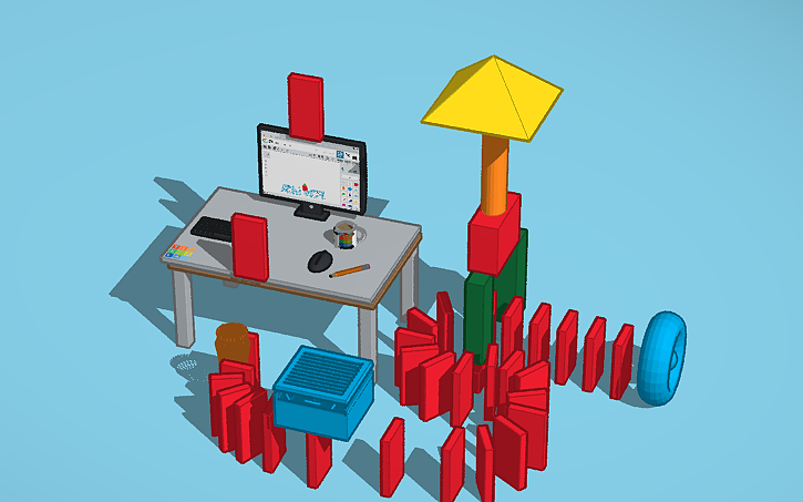 3d Design Sim Lab Domino Fun In Your Home Tinkercad