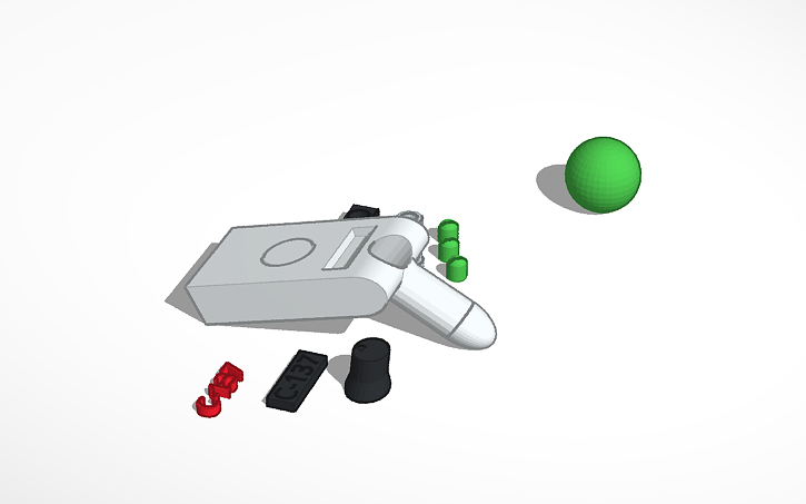 3D design Ricks Portal Gun | Tinkercad