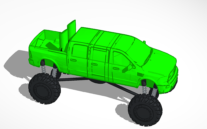 3D design dodge mega ram runner Rahil Style - Tinkercad