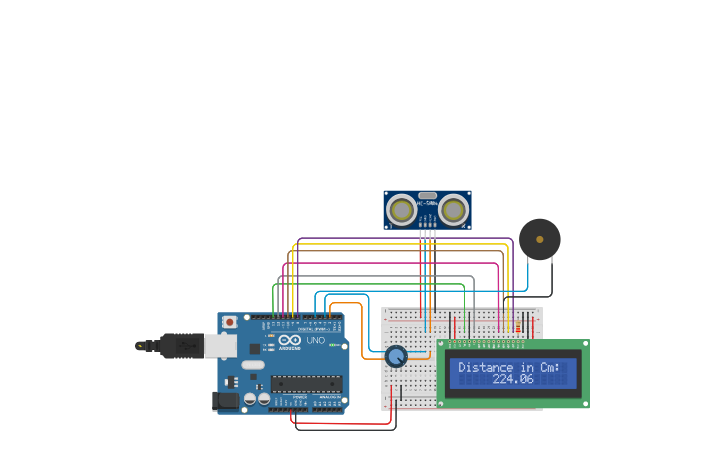 Circuit design Progetto IOT - Tinkercad