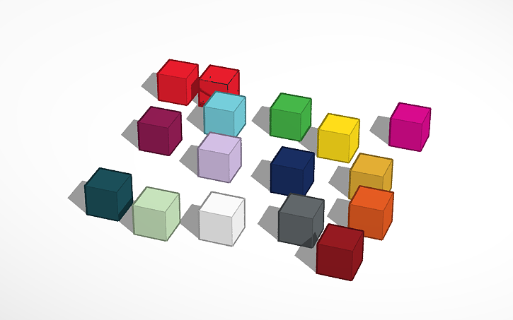 3D design the colours of life | Tinkercad