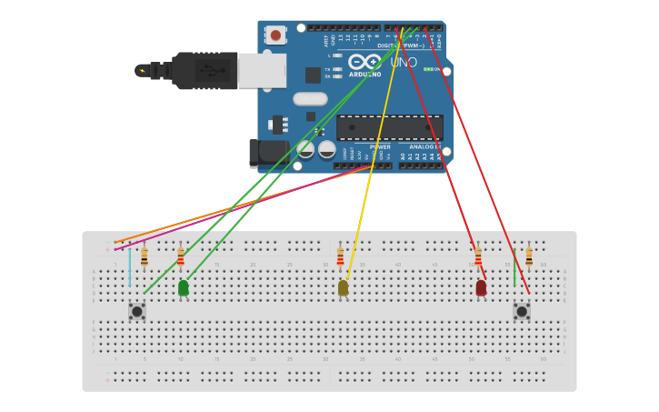 Circuit design Fast Press - Tinkercad