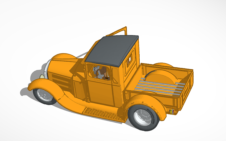 3D design Copy of Hot Rod Truck | Tinkercad