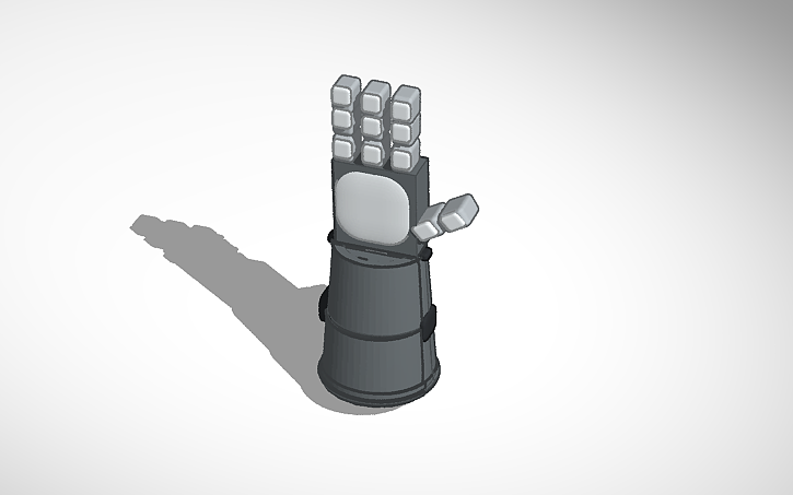 3D design arm prothetics - Tinkercad