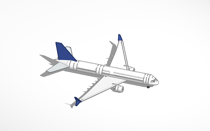 3D design Airbus A360-900 - Tinkercad