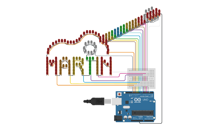 Circuit design 3AAU Martin Matteo Logo & Insegna Luminosa con Arduino ...