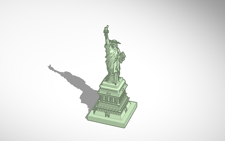 3D design Statue of Liberty - Tinkercad