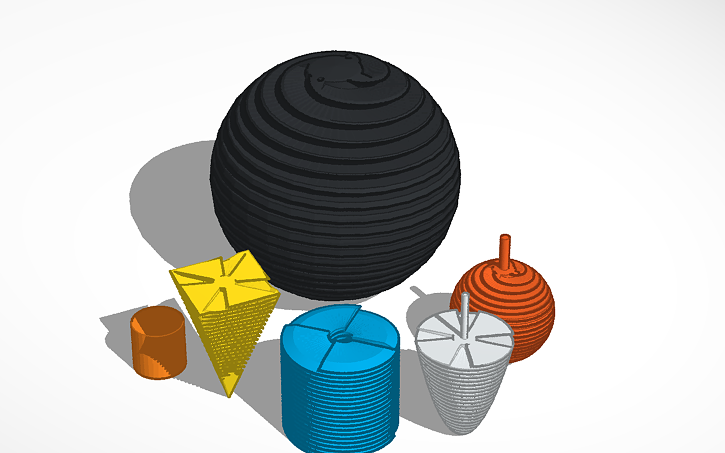 3d Design Sphere Swirl Tinkercad