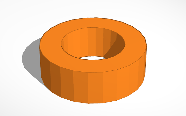 3D design Washer_3mm - Tinkercad