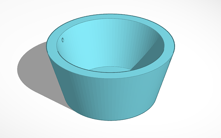 3D design bucket - Tinkercad