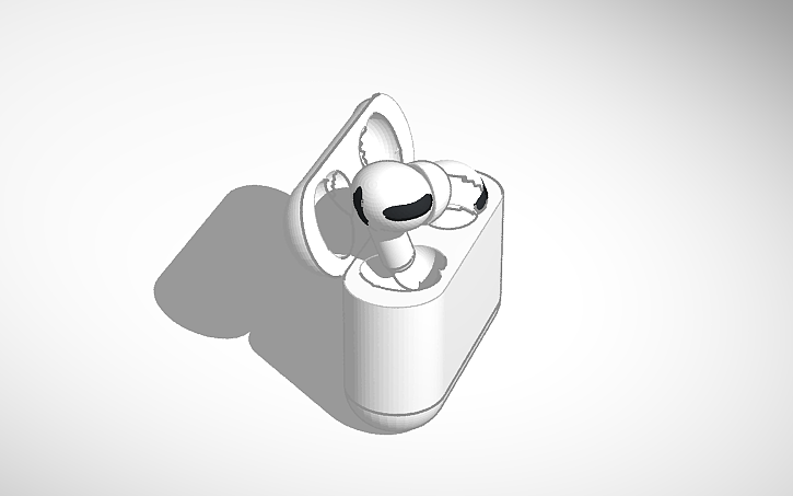 3D design Air Pod Pros - Tinkercad