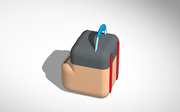 3D design kinda a backpack.... | Tinkercad