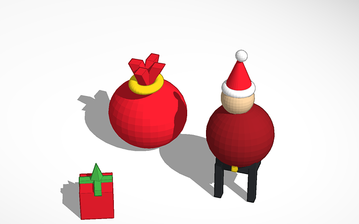 3D design Santa Sean - Tinkercad