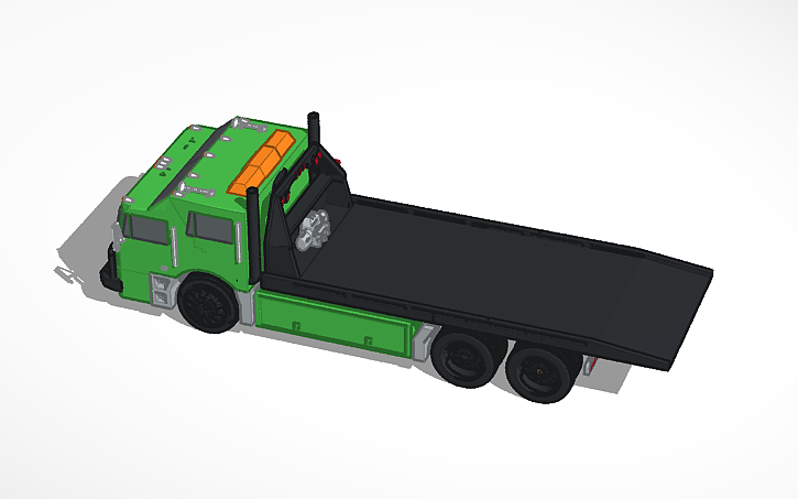 3D design custom roll back - Tinkercad