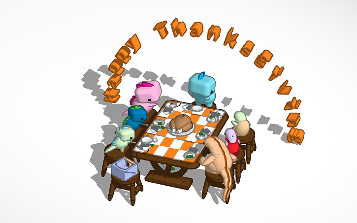 3D design #thanksgiving - Tinkercad