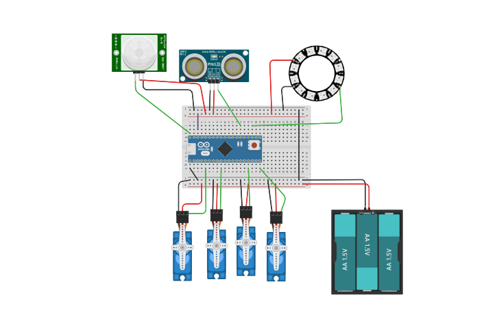 Circuit design Actividad - Tinkercad