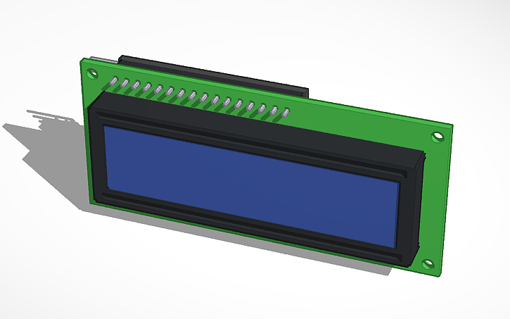 3d Design Lcd I2c Tinkercad