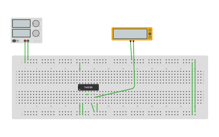 Circuit Design Even Parity Generator Tinkercad