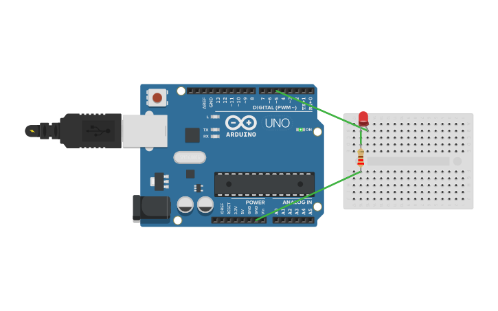 Circuit design Intensidad de luz - Tinkercad