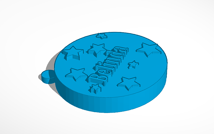 3D design keychain design | Tinkercad