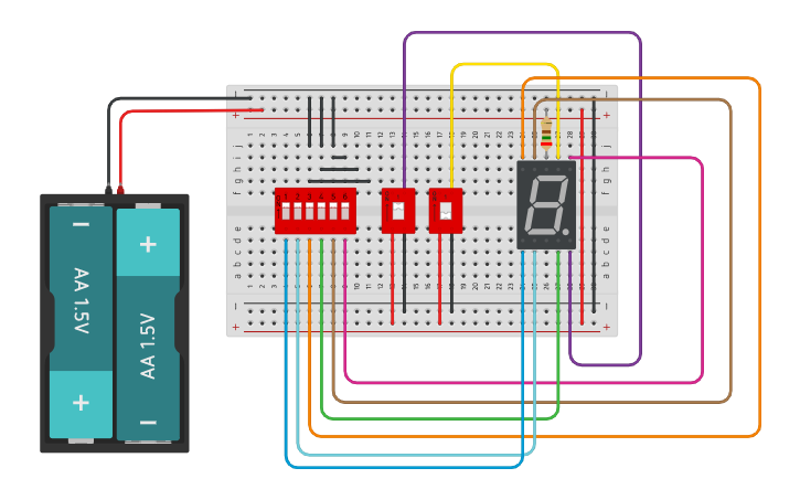 Circuit design Desafio - Tinkercad