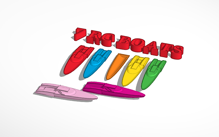 3D design RC Boats | Tinkercad
