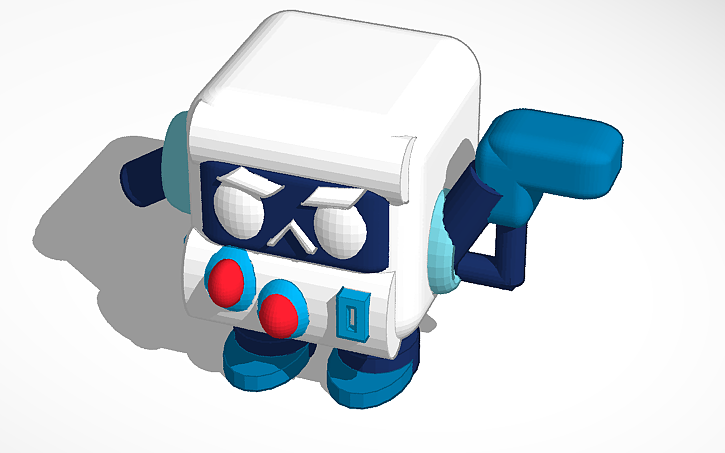 3D design brawl stars 8 bit - Tinkercad