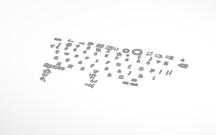 3d Design Chromebook Letters And Symbols Tinkercad