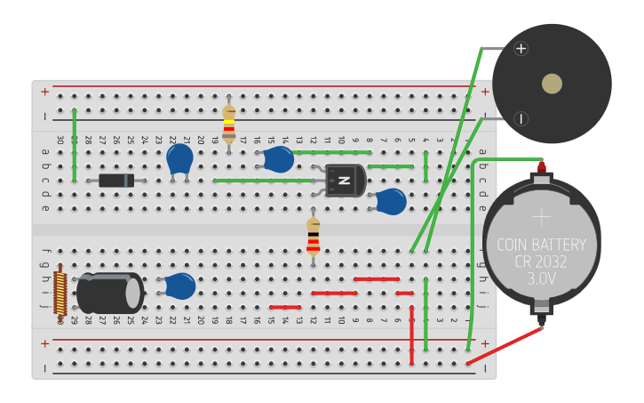 Circuit design ELECTRONICS - Tinkercad