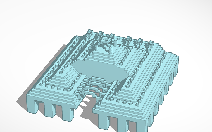 3D design Ocean Monument (Minecraft) | Tinkercad