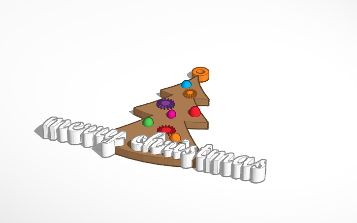 3D design christmas tree | Tinkercad