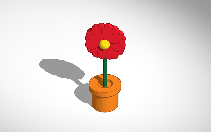 3D design Flower - Tinkercad