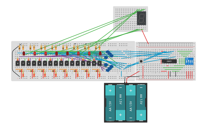 Circuit design ram wip - Tinkercad