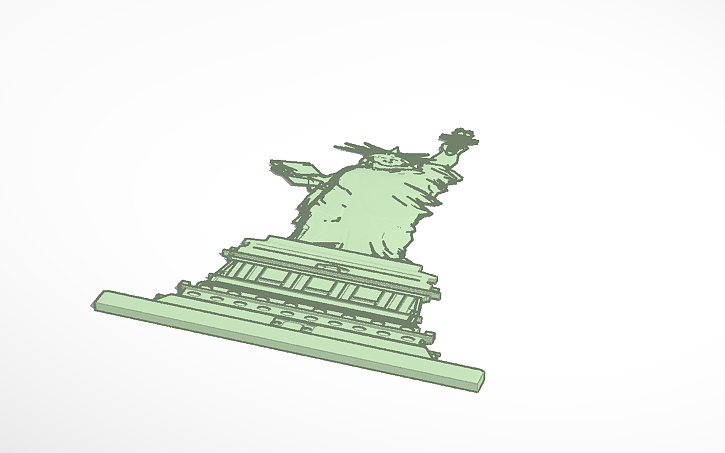 3D design Copy of Statue of Liberty | Tinkercad