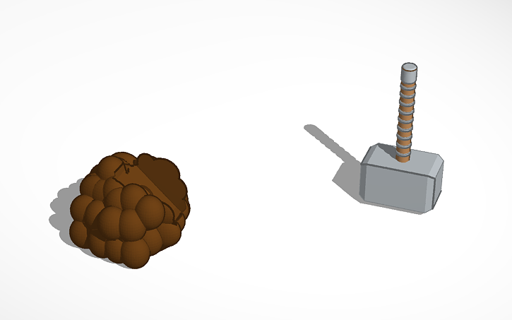 3D design thors hammer | Tinkercad