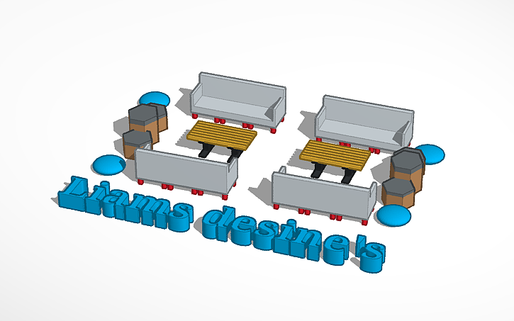 3D design break room - Tinkercad