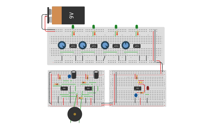 Circuit design Battery Monitoring Circuit | Tinkercad