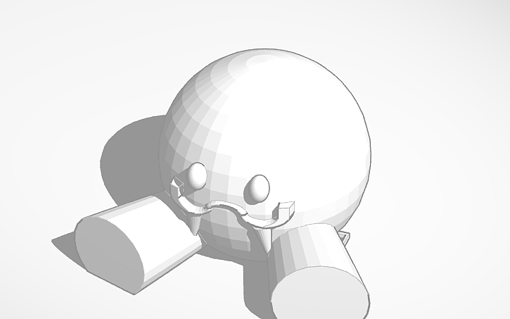 3D design SB snow peep (PRINTABLE) - Tinkercad