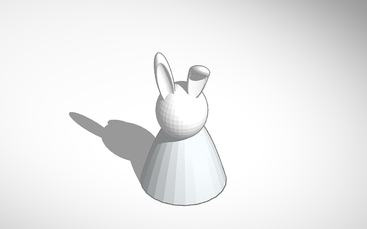 3D design bunny | Tinkercad