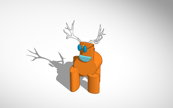 3D design deer - Tinkercad