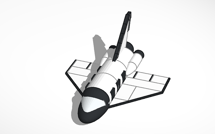 3D design Space Shuttle - Tinkercad