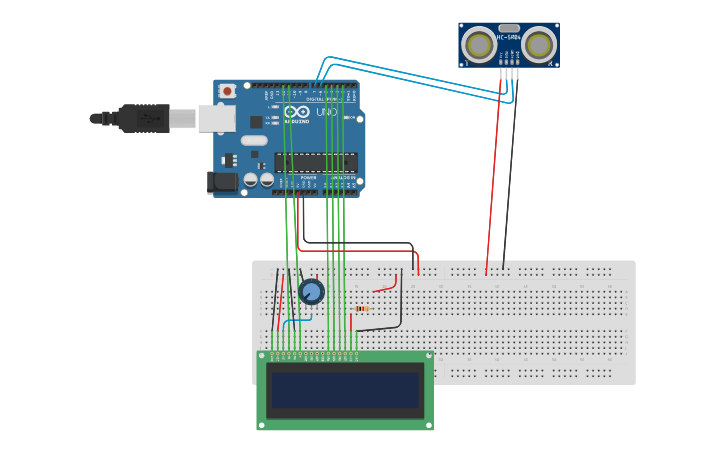 Circuit Design Sensor De Agua Arduino Tinkercad