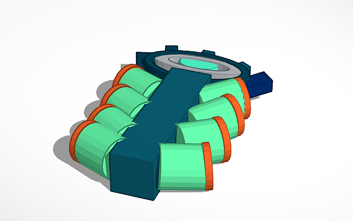 3D design totk energy cell - Tinkercad
